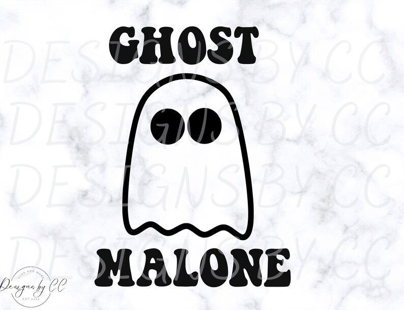 Ghost Malone Png, Cute Ghost Svg, Halloween Svg, Cute Clip Art, Digital ...