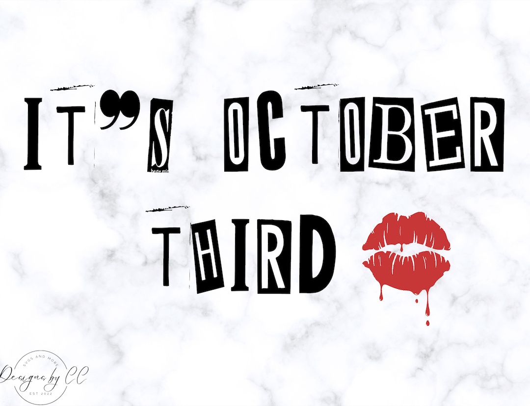 Halloween Svg /mean Girls Svg /october Third Png / Instant Download - Etsy