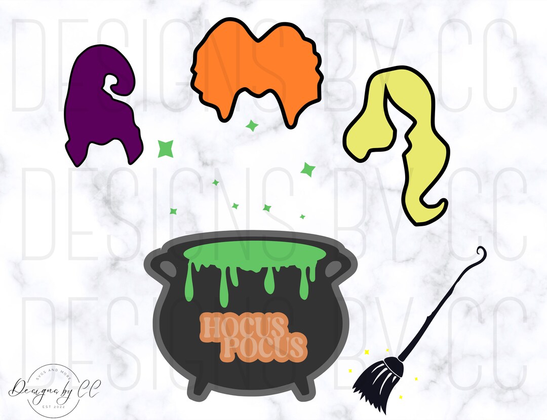 Hocus Pocus Svg, Layered Halloween Svg, Witch Svg, Cut File - Etsy