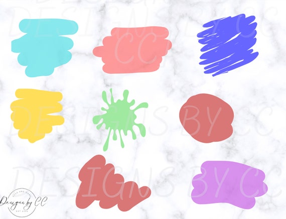 Brush Stroke Svg Bundle Paint Brush Svg Hand Drawn Svg - Etsy