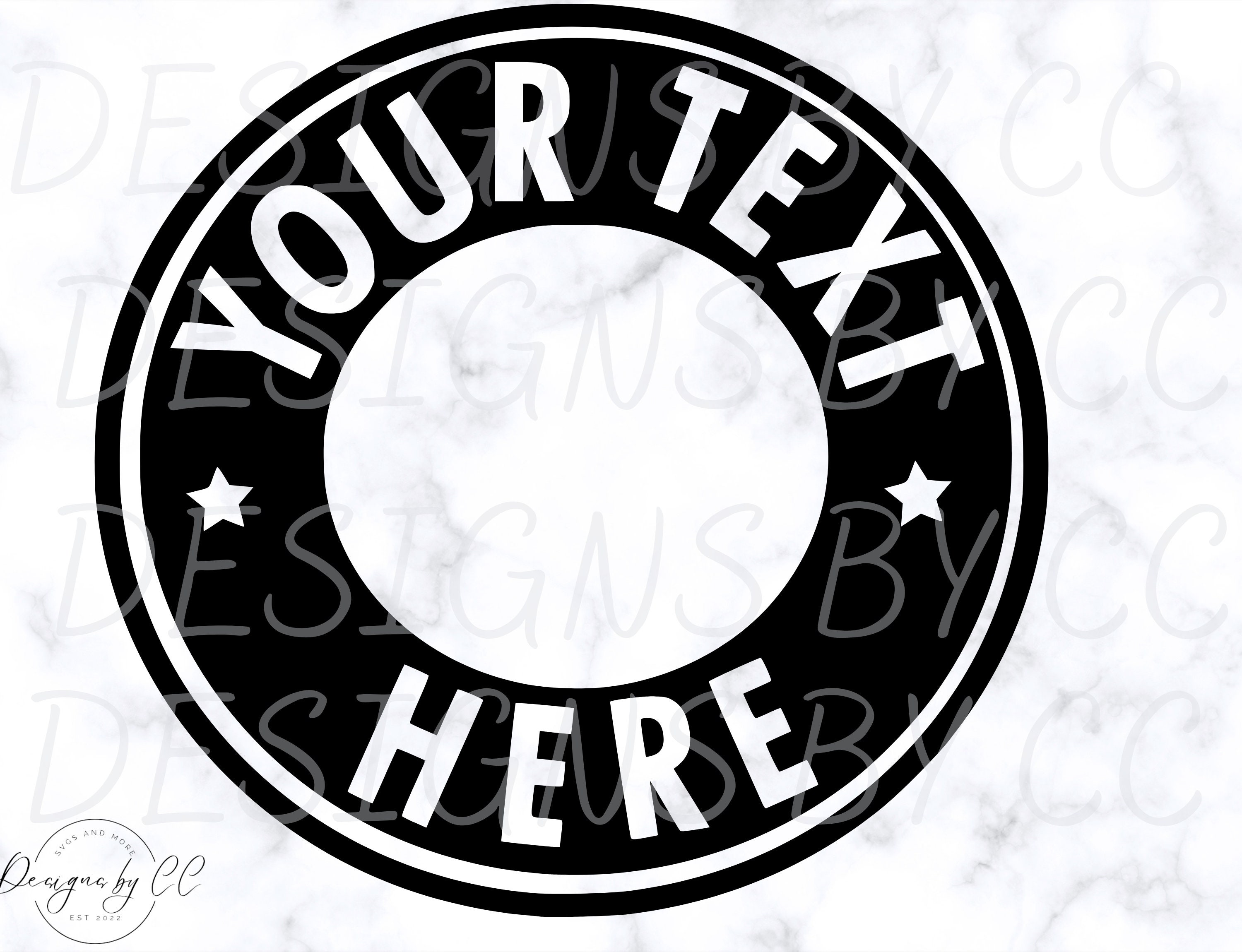Custom Logo Svg, Svg for Cold Cup, Digital Download - Etsy