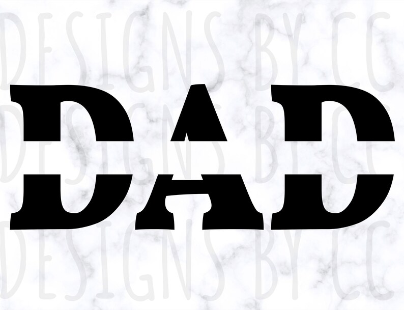 Dad SVG, Father Svg, Father's Day SVG, Dad Split Name Frame Svg, Dad ...