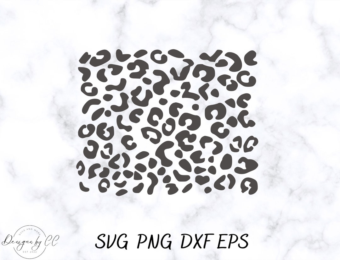 Leopard Print Background Svg, Animal Print Instant Download Svg - Etsy