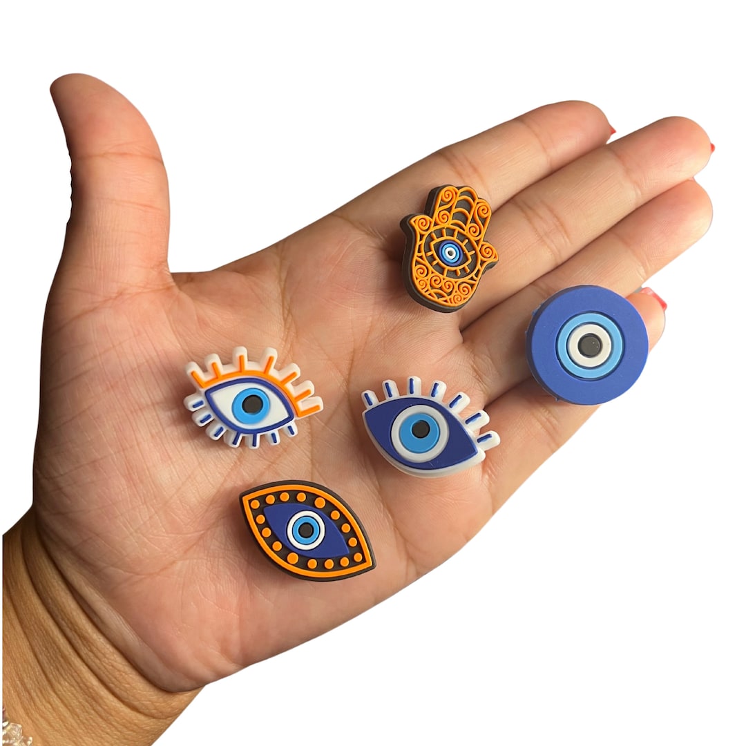Evil Eye Croc Charms Mal De Ojo Croc Charms - Etsy