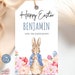 Easter Basket Gift Tag Editable Kids Easter Bunny Tag Peter Rabbit Gift ...