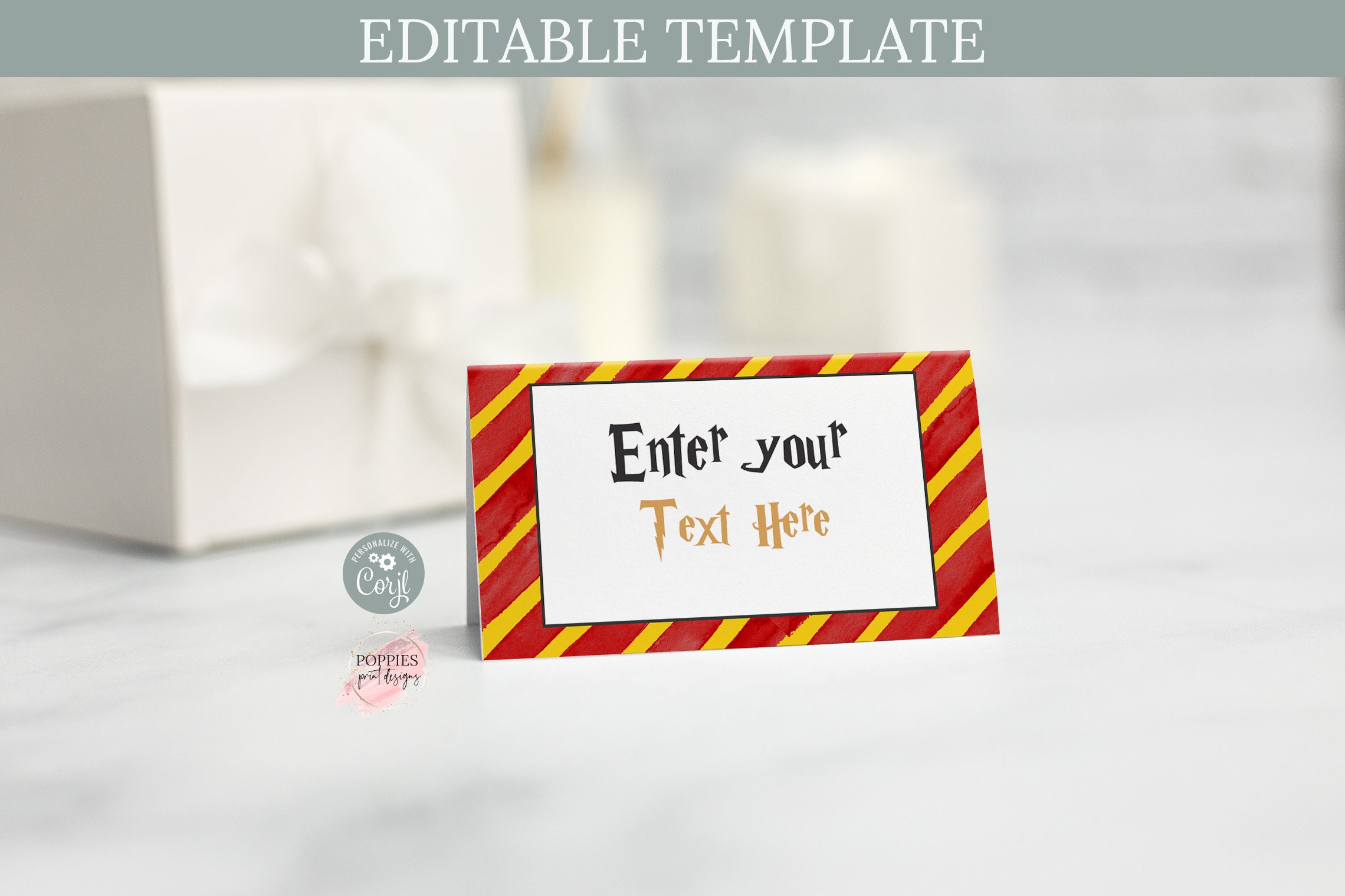 Editable Wizard Birthday Food Labels Castle Wizardry School Birthday ...