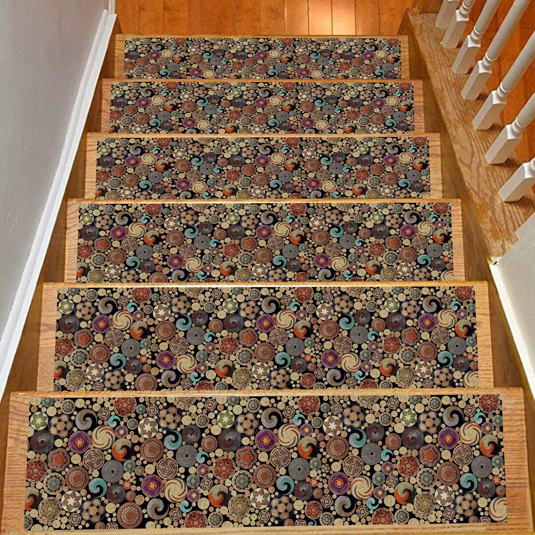 Stair Treads Rug, Polka-dot Stair Carpet, Aesthetic Stair Runner, Ultra ...