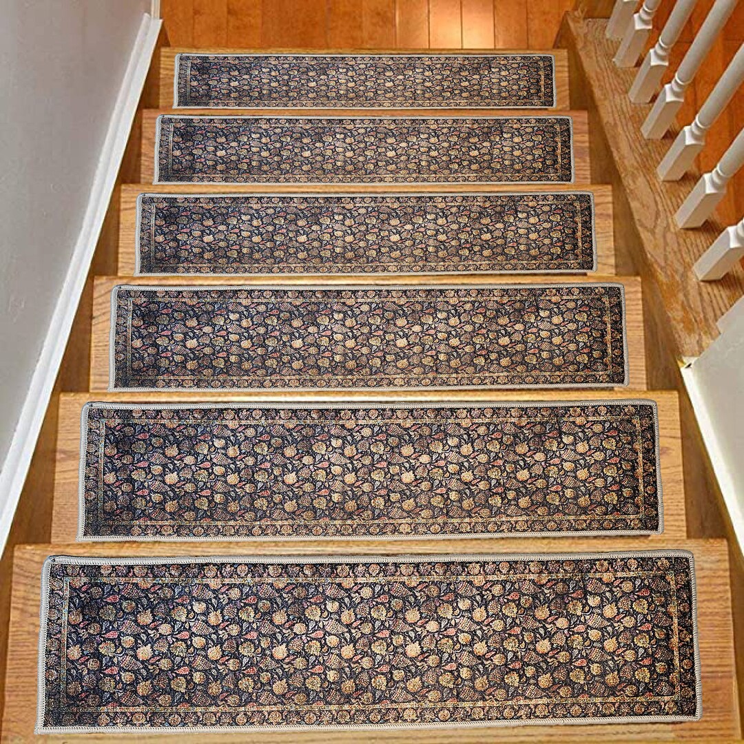 Wildflower Step Carpet, Stair Step Rugs, Aesthetic Stair Runner, Stair ...