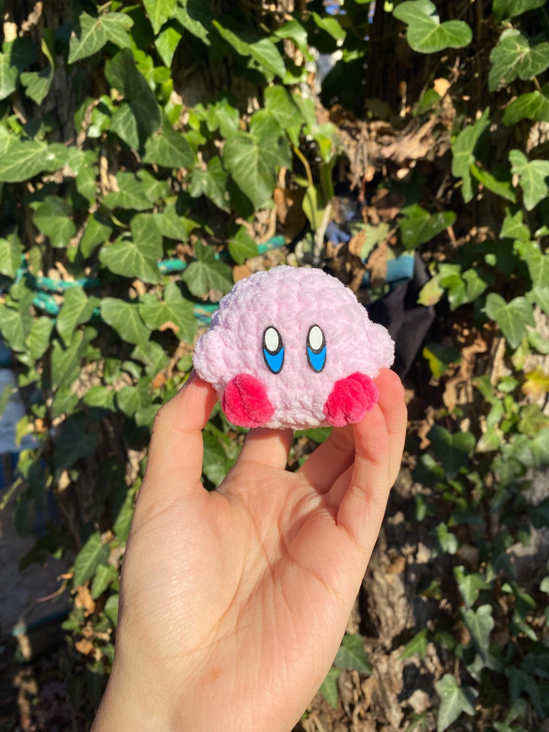 Pink Puff Keychain - Etsy