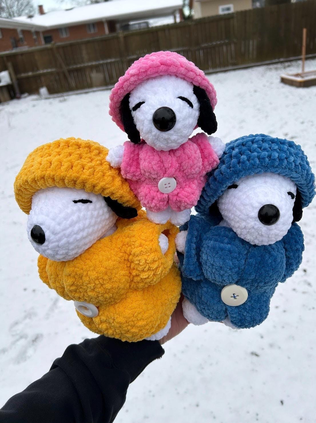 Made to Order: White Puppy in Puffer Jacket Plushie - Etsy