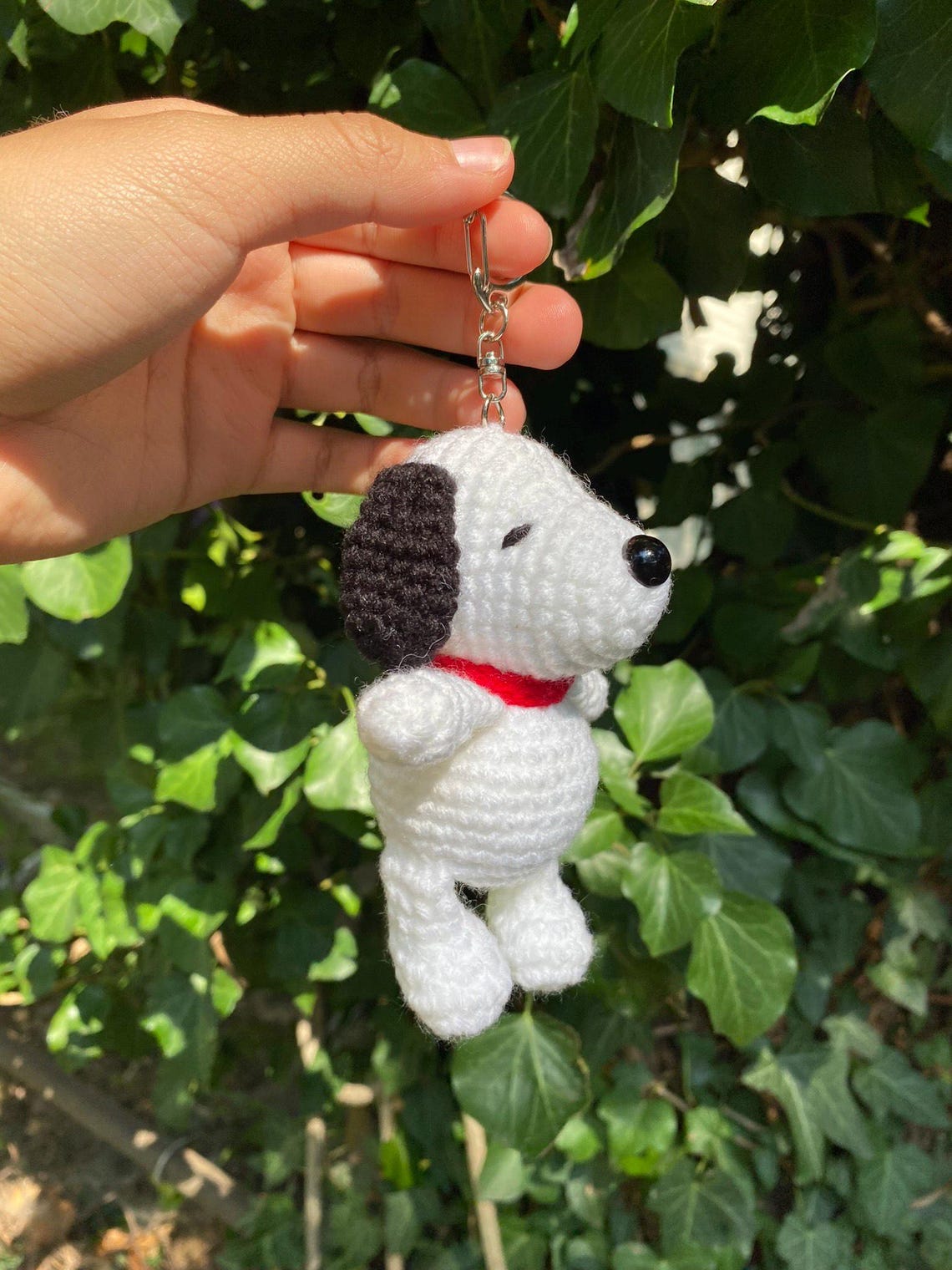 Made to Order: Crochet Cute Dog Keychain - Etsy