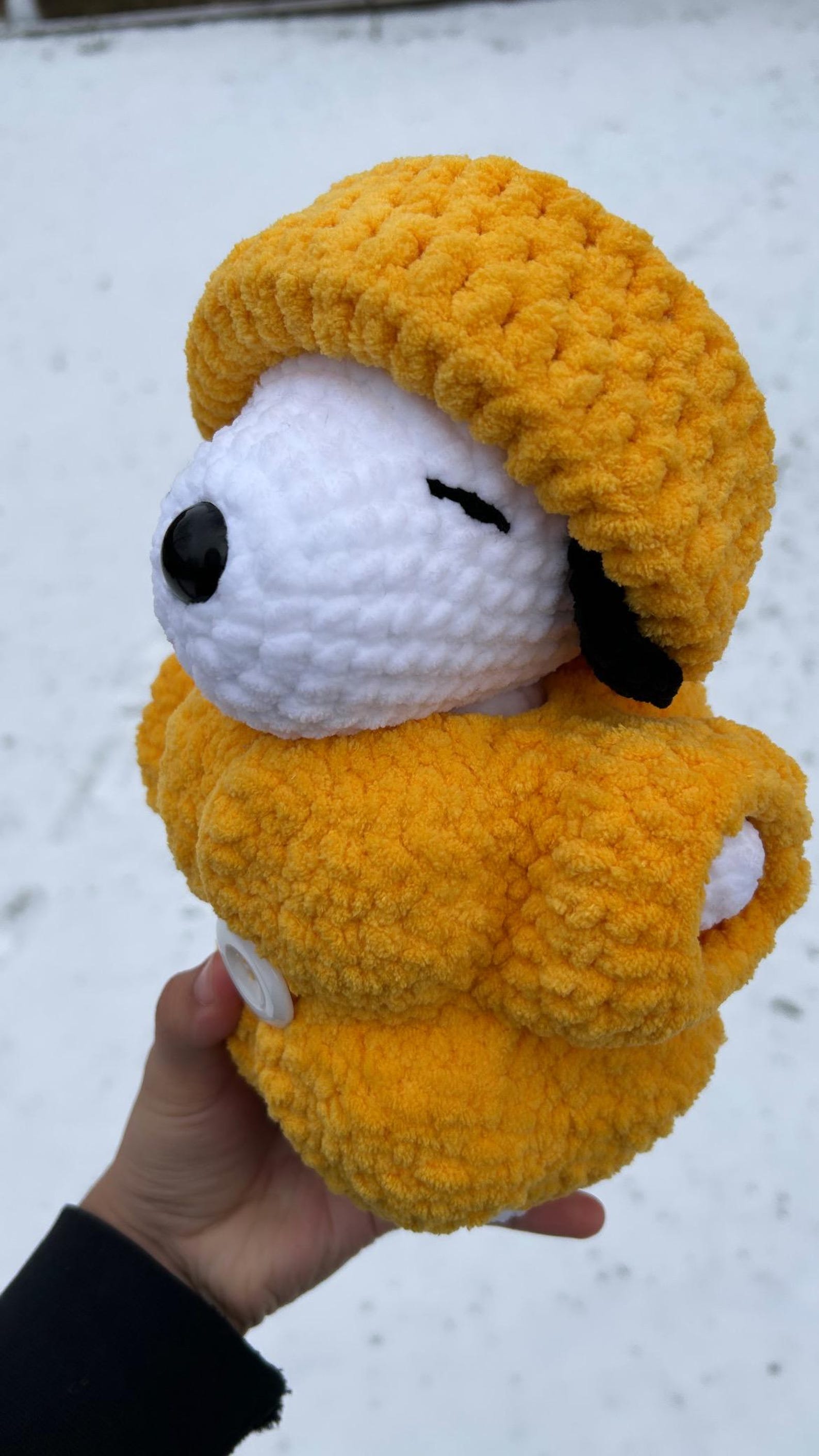 Made to Order: White Puppy in Puffer Jacket Plushie - Etsy