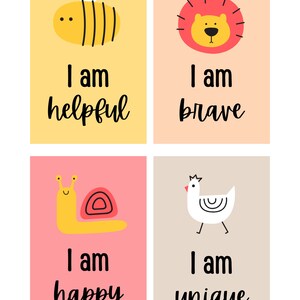 Empowerment for Little Ones: Positive Kids Affirmation Cards ...