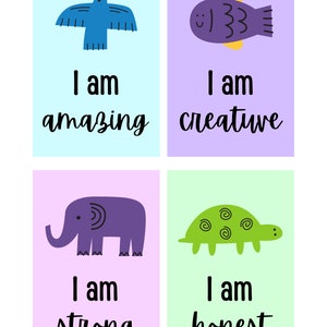 Empowerment for Little Ones: Positive Kids Affirmation Cards ...