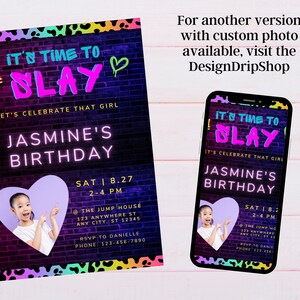 That Girl Lay Lay Birthday Party Invitation Editable That Girl Lay Lay ...