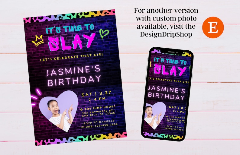 That Girl Lay Lay Birthday Party Invitation Editable That Girl Lay Lay ...