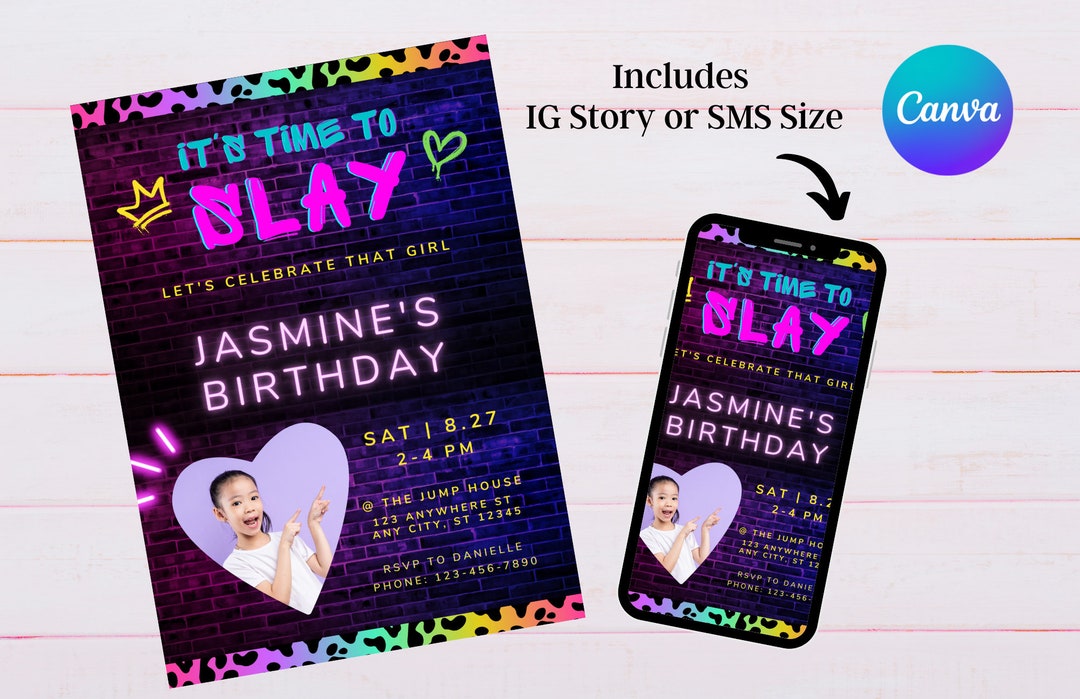 That Girl Lay Lay Birthday Invitation With Photo Personalization That ...