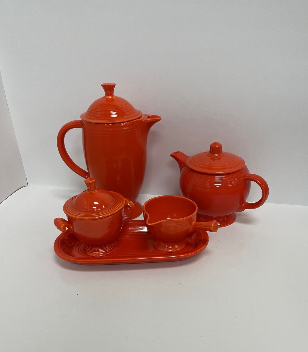 Fiesta Red 1936-1969 Coffee & Tea Serving Pieces - Etsy