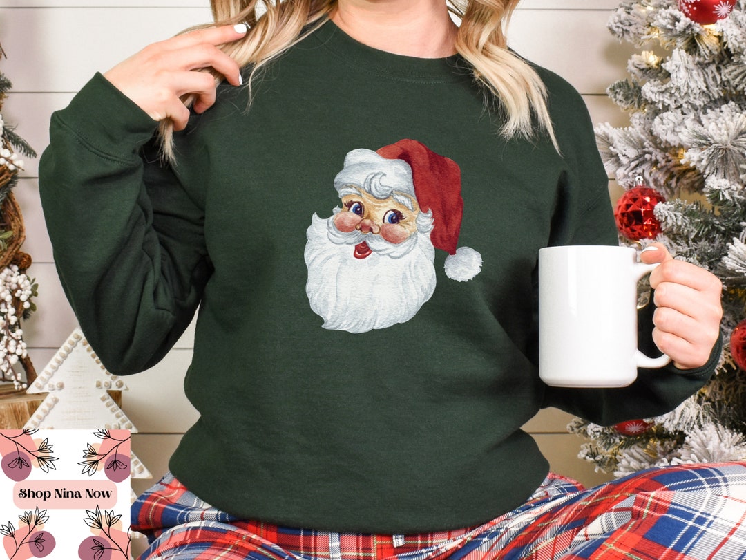 Gender Neutral Christmas Sweatshirt, Christmas Crew Neck Sweatshirt ...