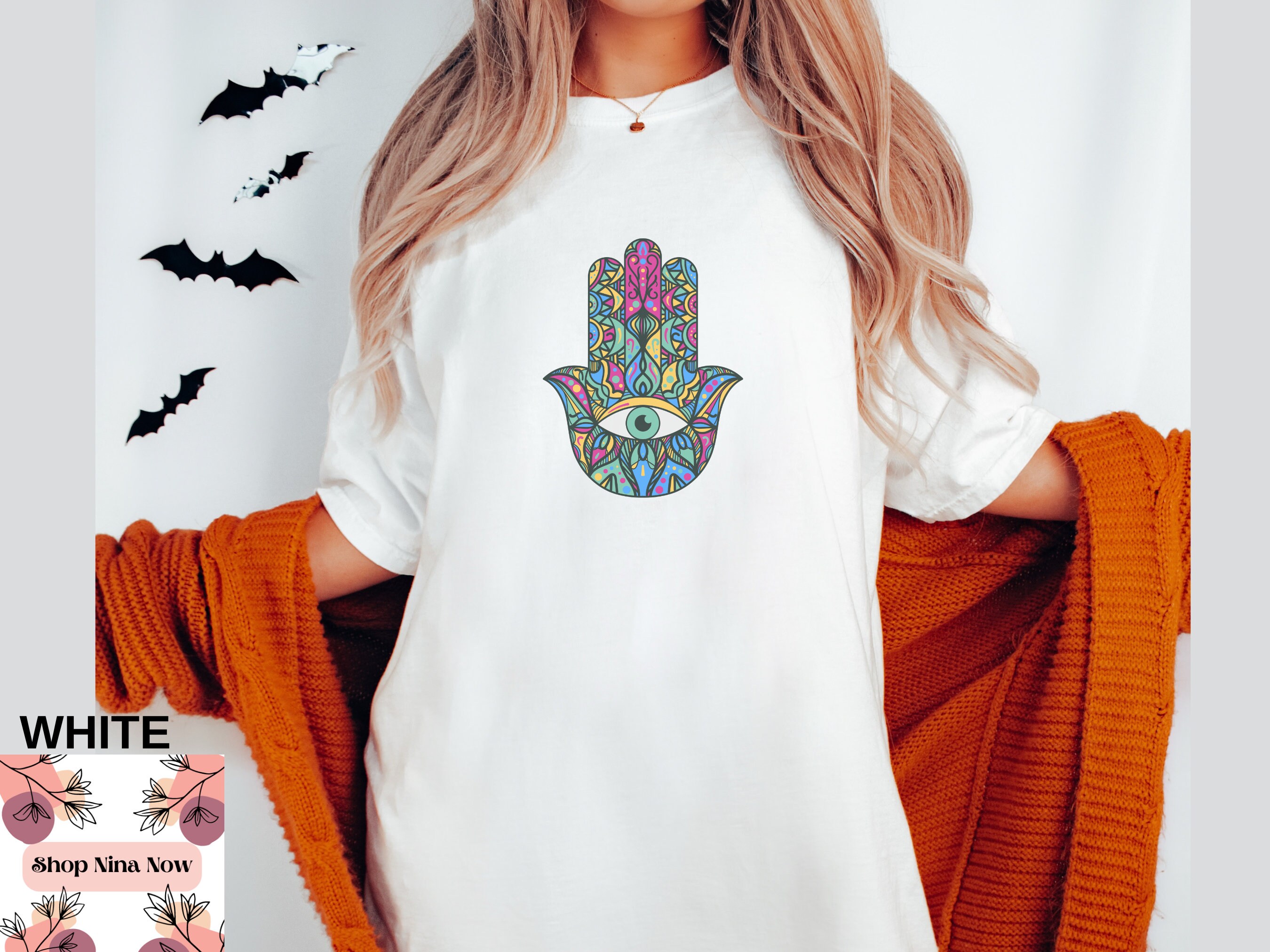 Hamsa Hand Shirt, All Seeing Eye Shirt, Boho Hamsa Shirt - Etsy