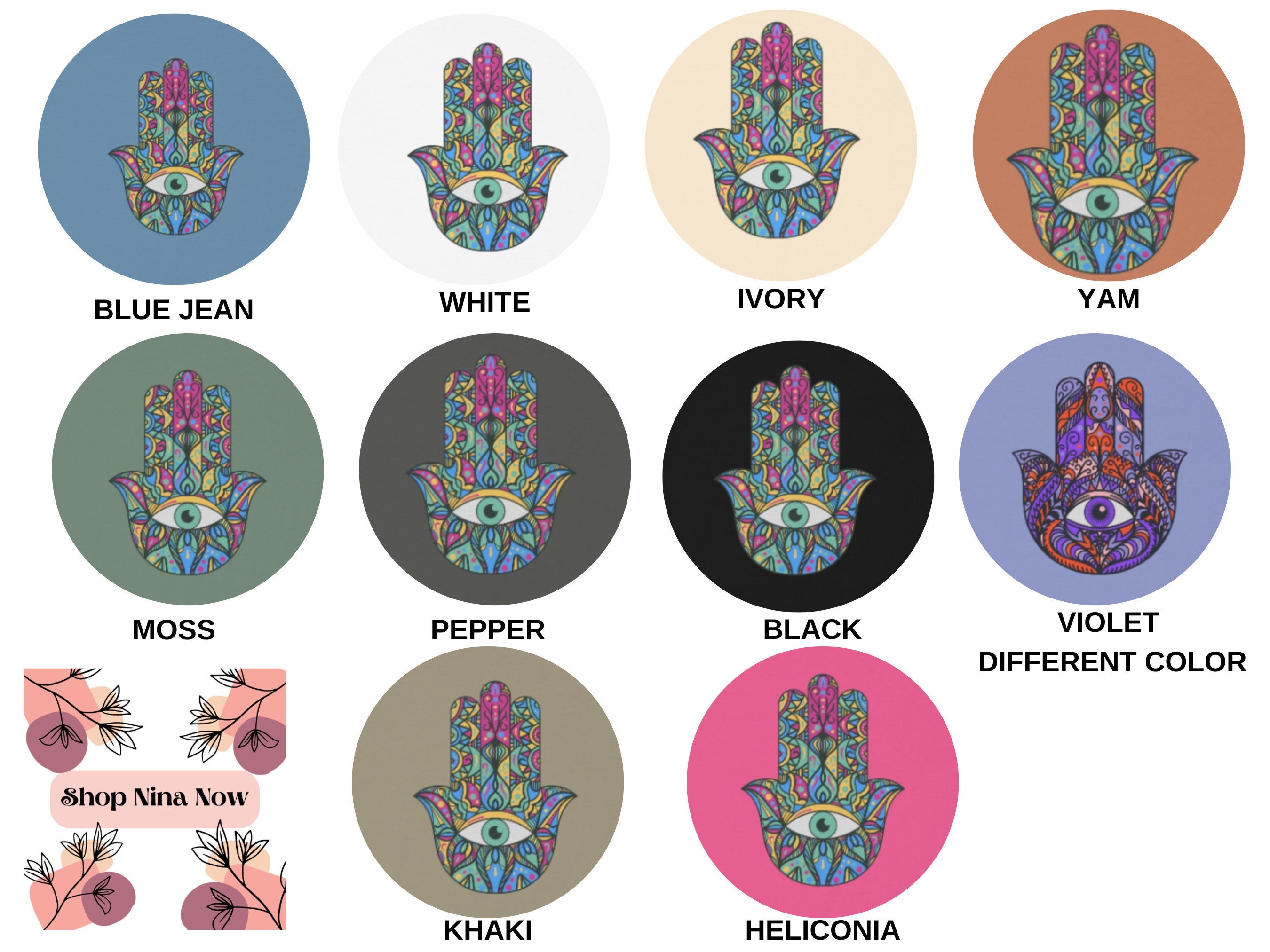 Hamsa Hand Shirt, All Seeing Eye Shirt, Boho Hamsa Shirt - Etsy