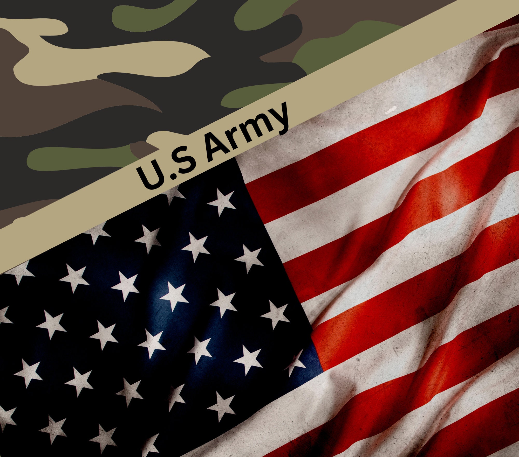 Army Tumbler Wrap Military Sublimation Design American Flag - Etsy