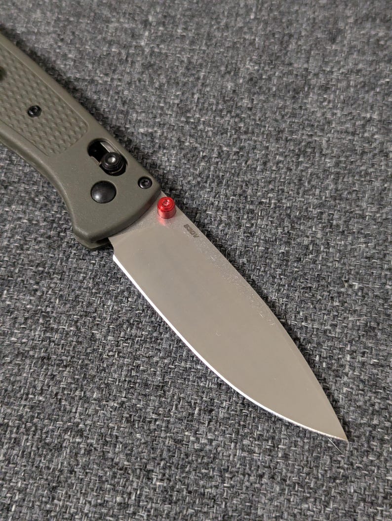 Benchmade Bugout 535 Knife Replica (copy) Olive Color Scales Metal ...
