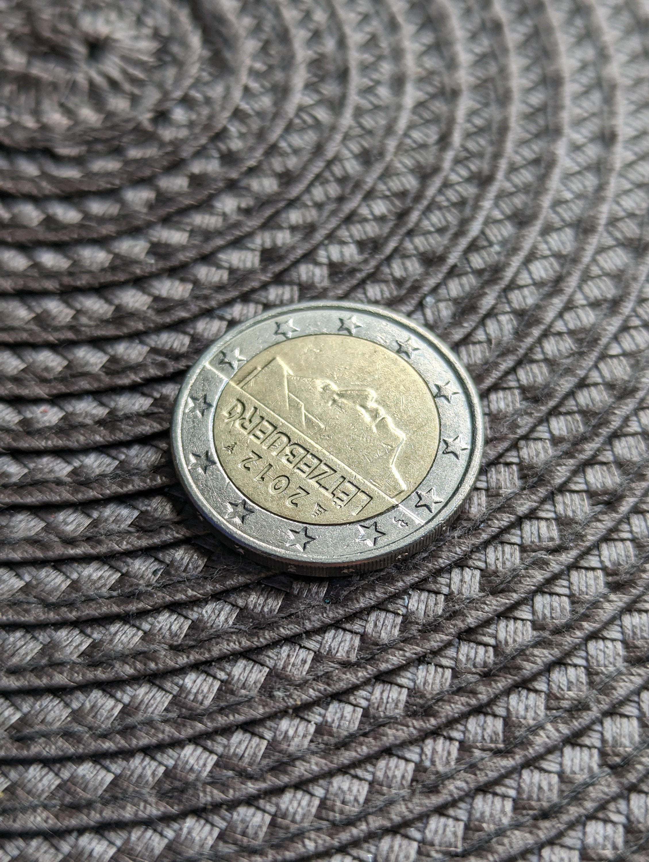 2 EURO Coin LËTZEBUERG 2012 Luxembourg - Etsy