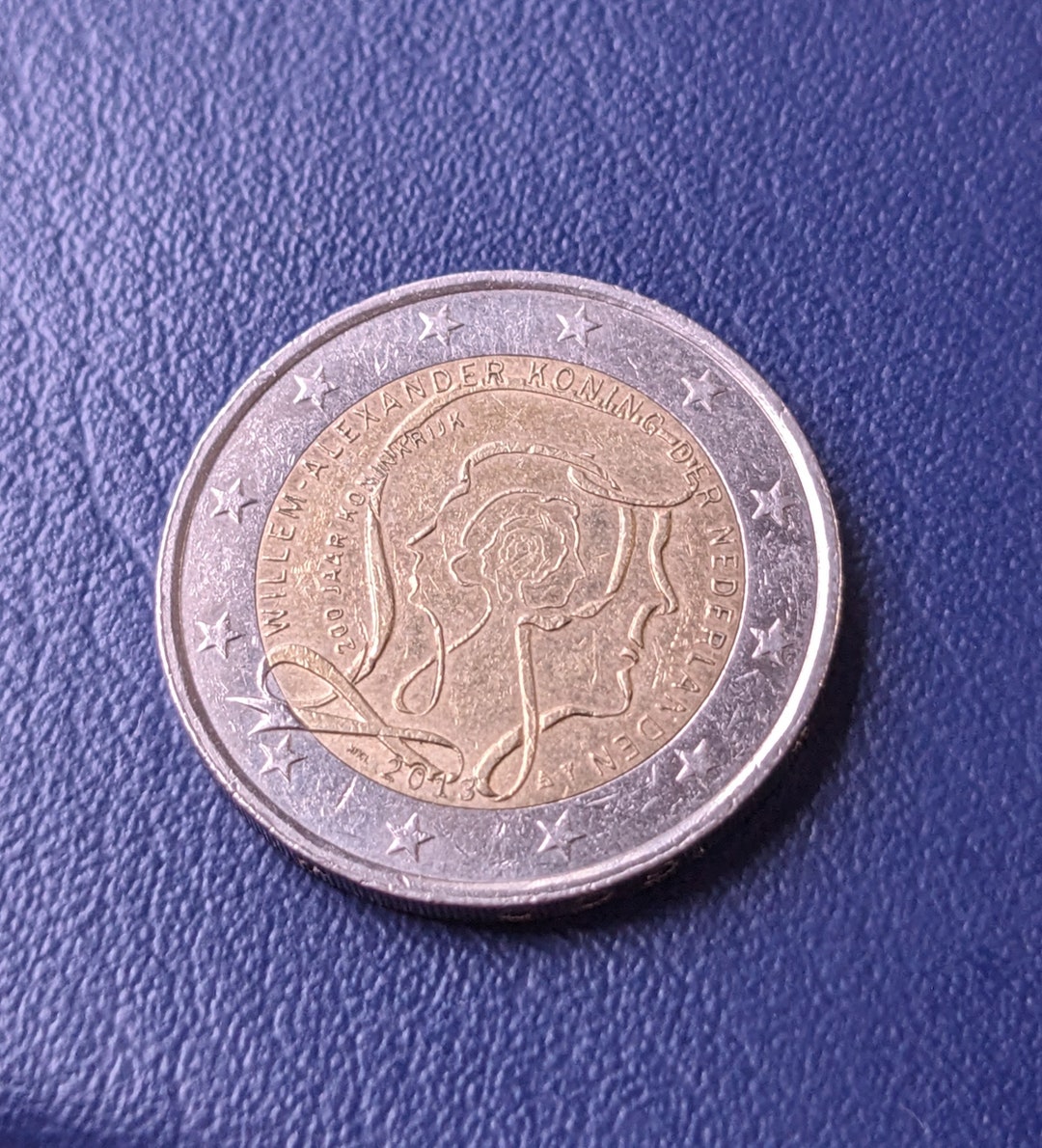 2 EURO Netherlands Coin 2013 200 Years Kingdom of the - Etsy