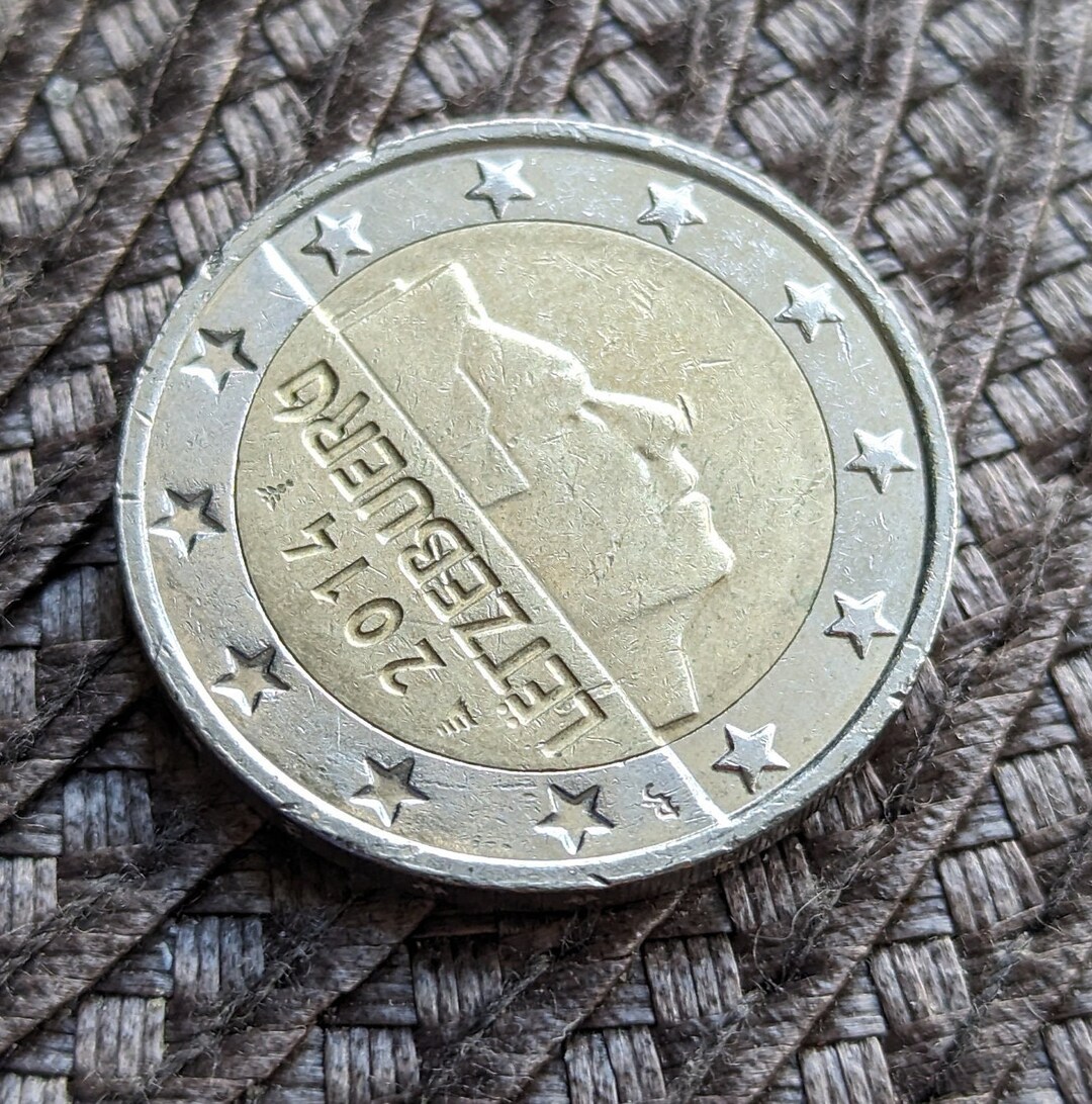 2 EURO Coin LËTZEBUERG 2014 Luxembourg - Etsy