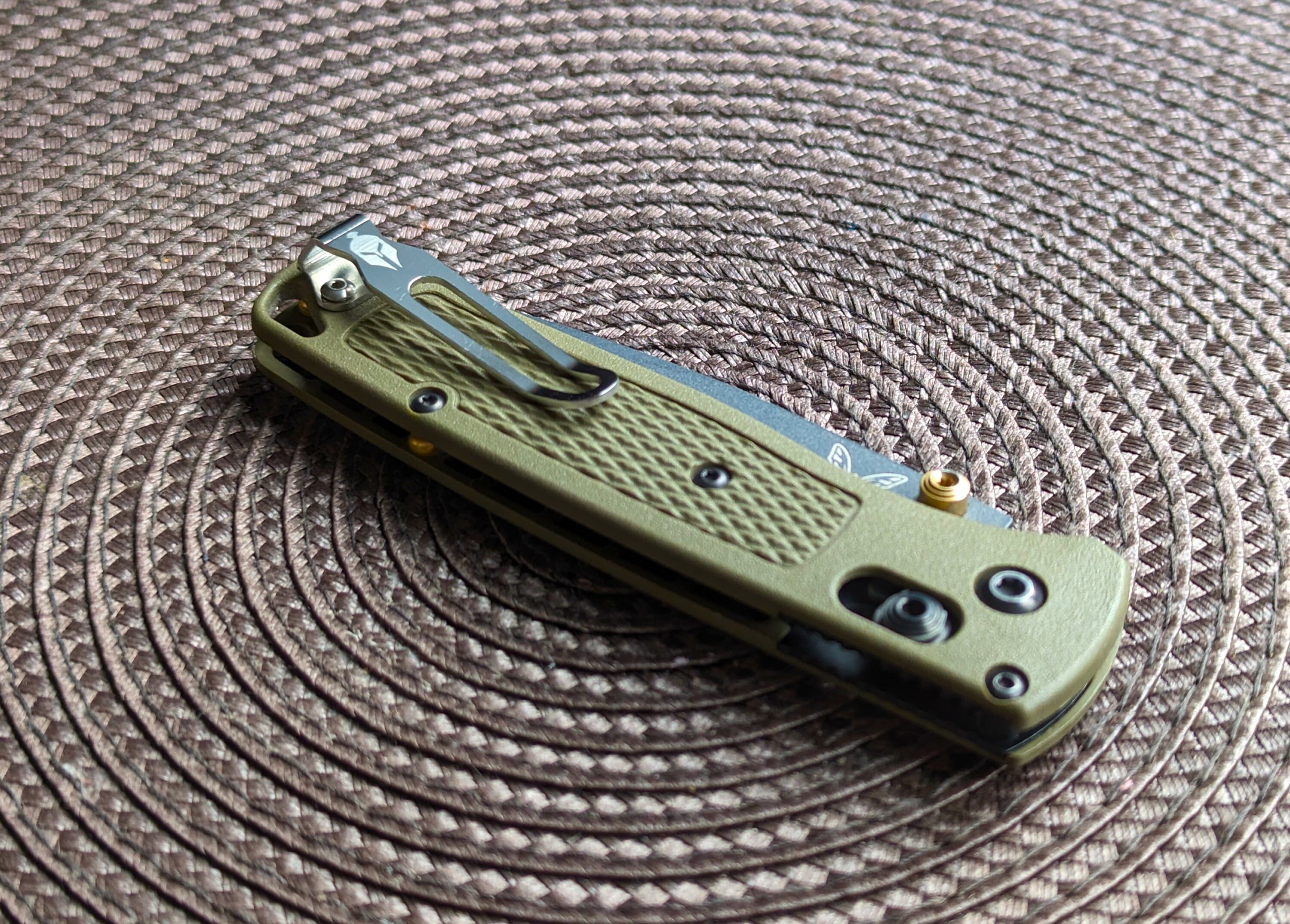 Benchmade Bugout 535 Custom Belt Clip With SPARTA Helmet LOGO Engraving + 2 HEX Screws - Etsy