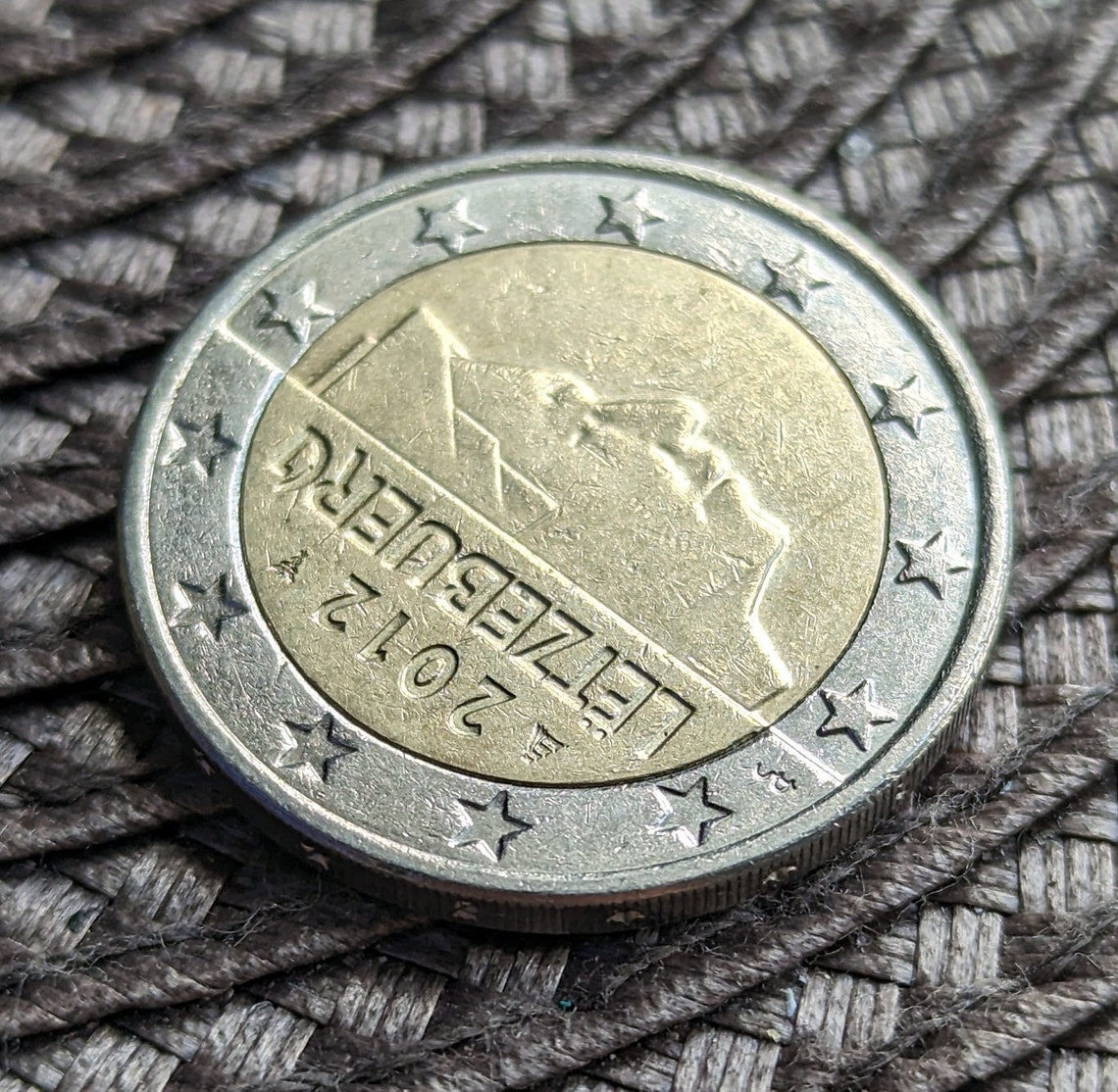 2 EURO Coin LËTZEBUERG 2012 Luxembourg - Etsy