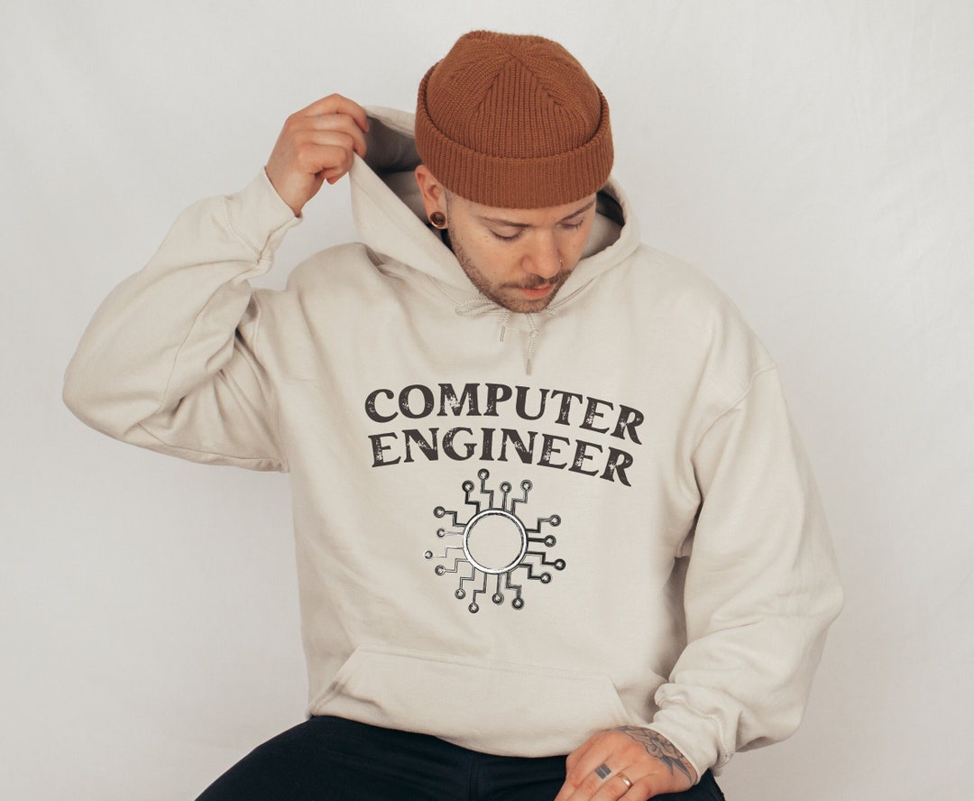 Computer Engineer Hoodie, Software Developer Hooded Sweatshirt, Engineering Graduate Pullover ...