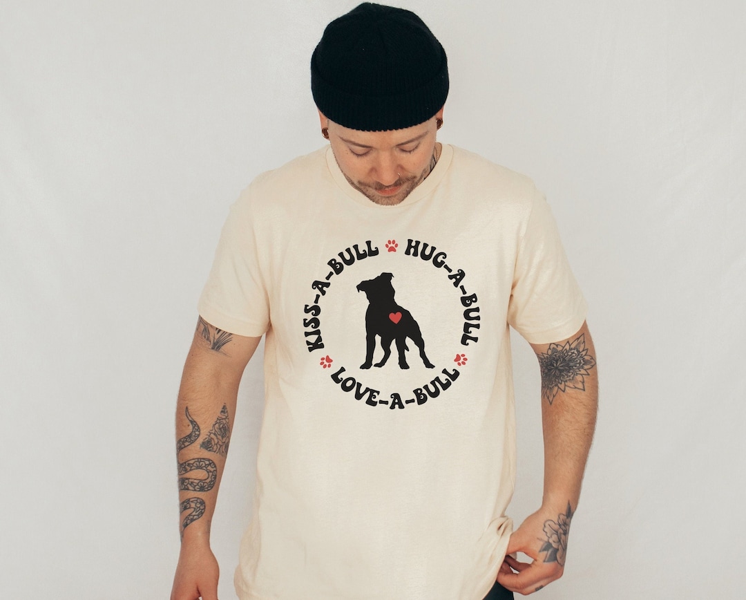 Pitbull Shirt, American Bully Tshirt, Pitbull Dad Gift, Unisex Pitbull ...