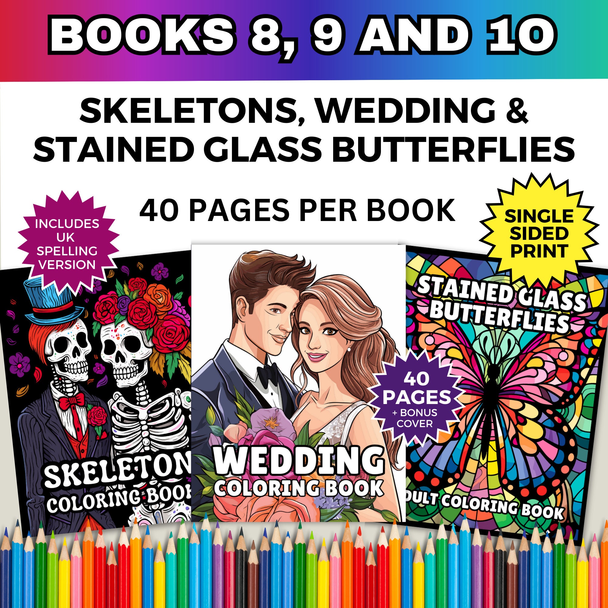Coloring Book Bundle: 10 KDP Coloring Books for Amazon KDP Publishing ...