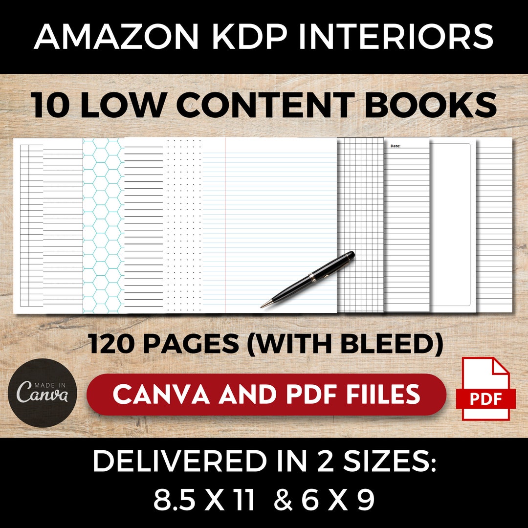 Kdp Interior Bundles Kdp Bundle Templates Kdp Low Content Template