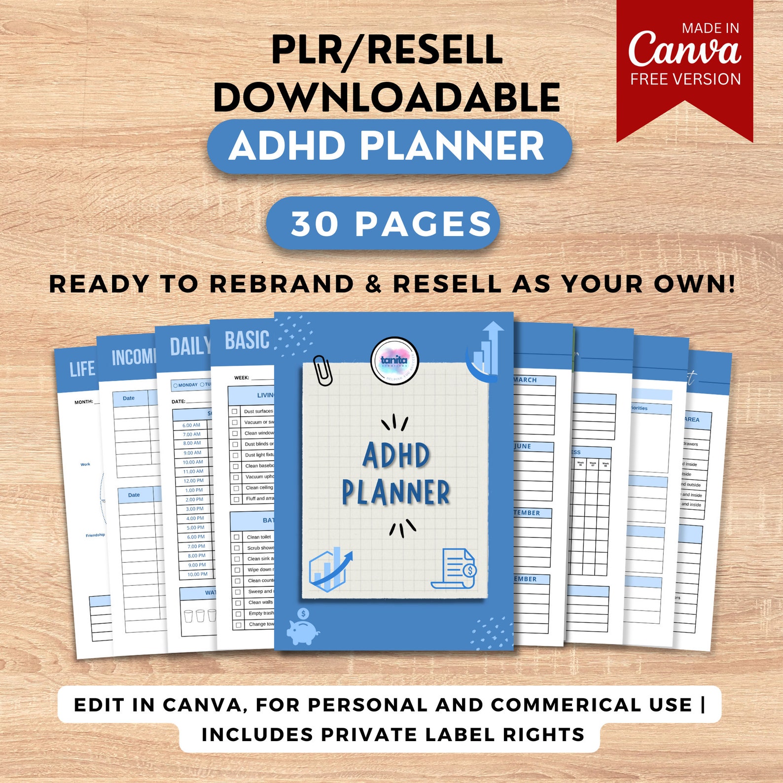 PLR Bundle 2024 | 3 PLR Digital Planners | PLR Goodnotes Planner Bundle ...
