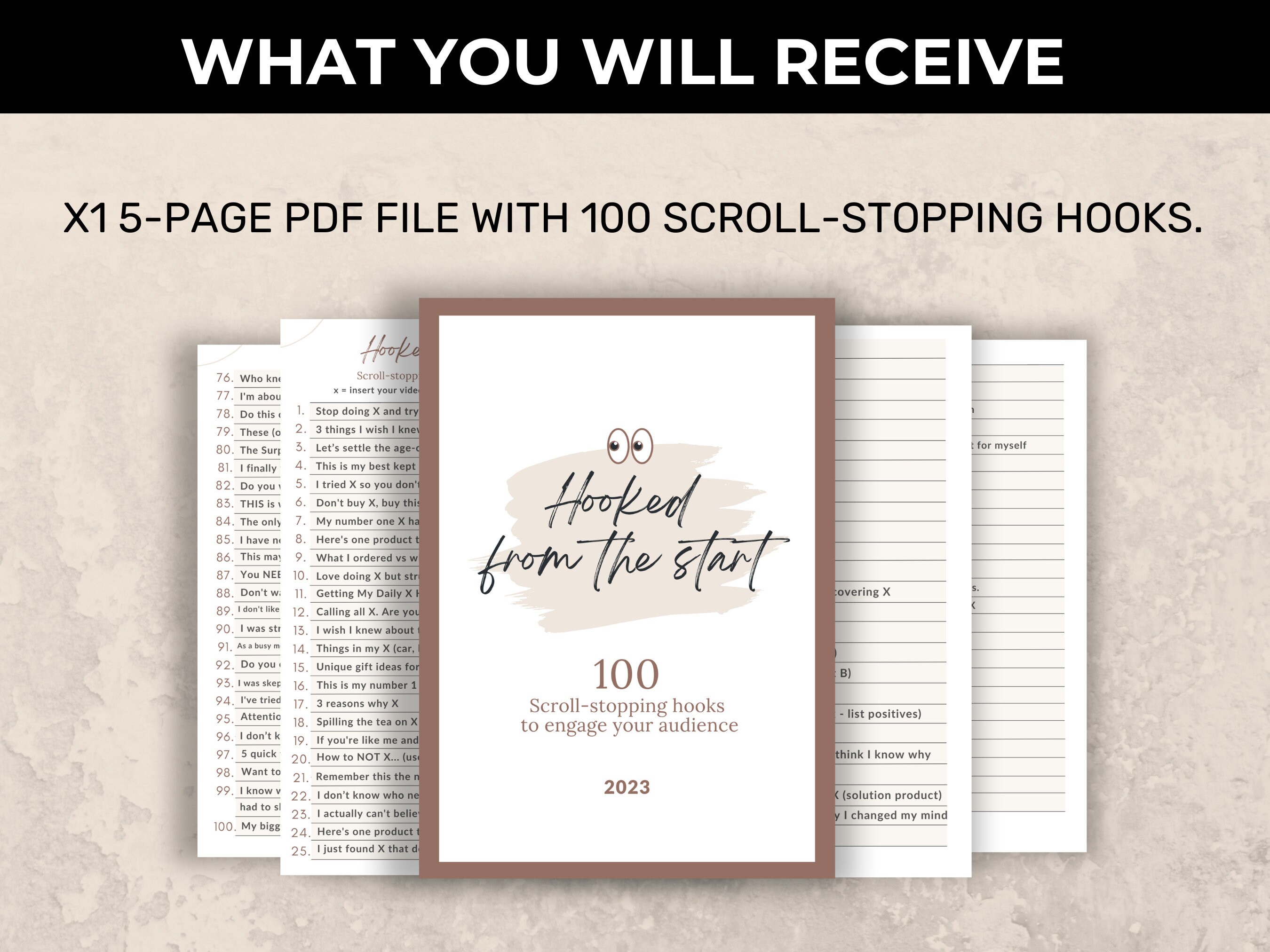 100 UGC Hooks | Scroll-stopping Viral Hooks for Social Media Videos | Hooks to Create Viral ...