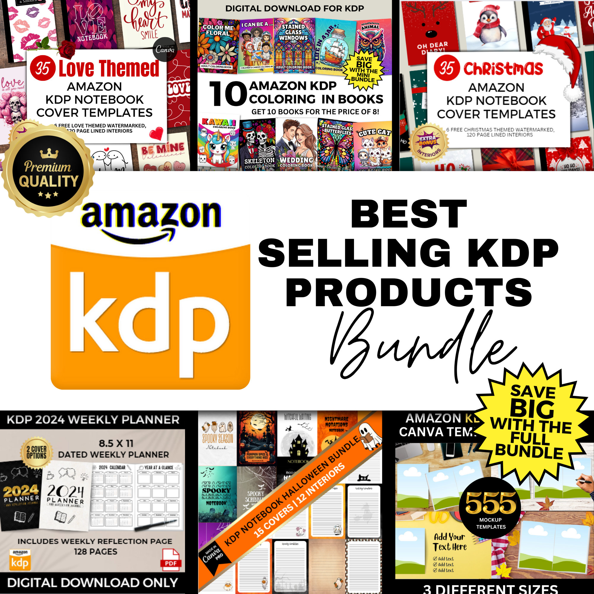 KDP Bundle: KDP Templates | Kdp Cover Templates, Kdp Interior Bundle ...