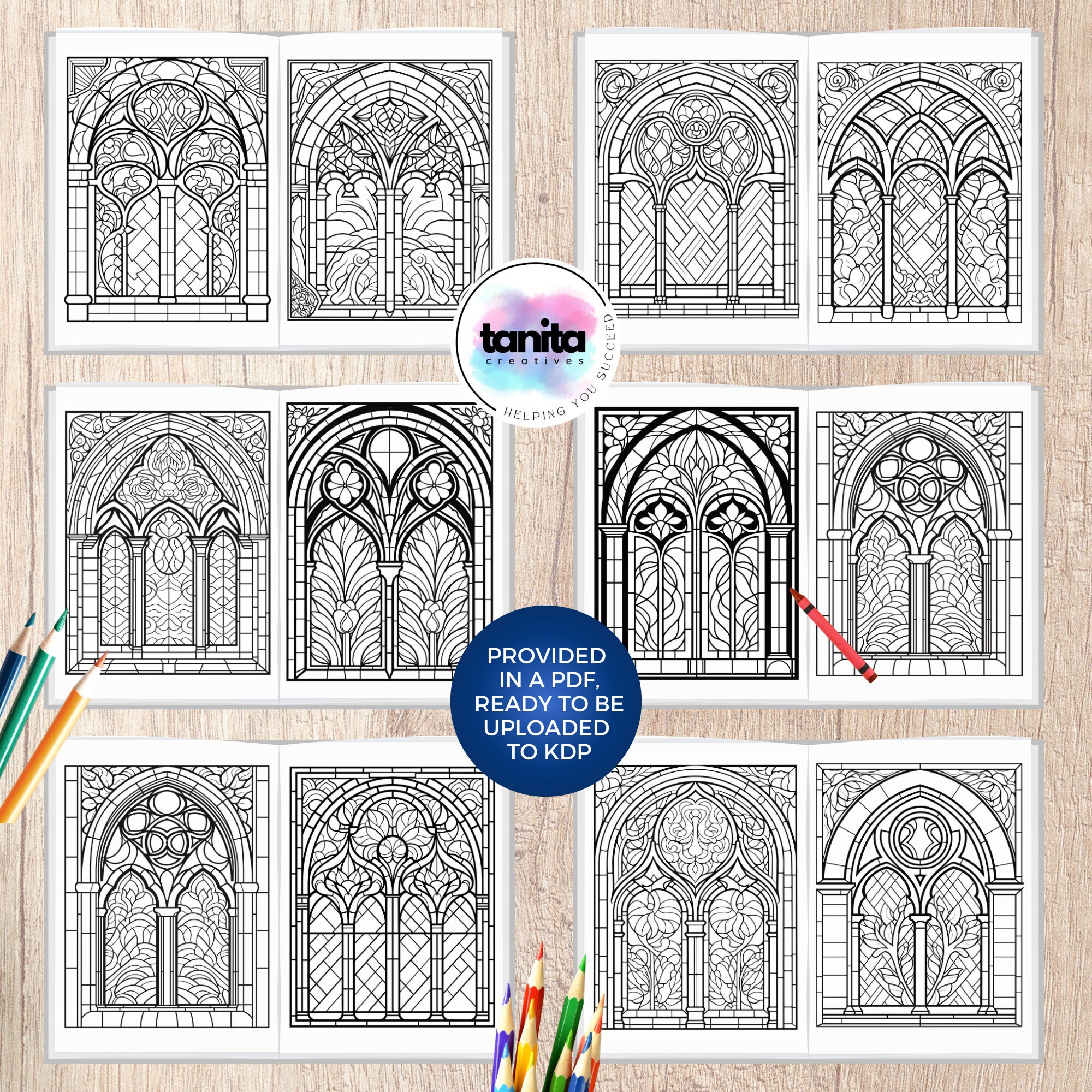 KDP Adult Colouring Book 60 Coloring Pages PDF for Amazon KDP: Kdp ...