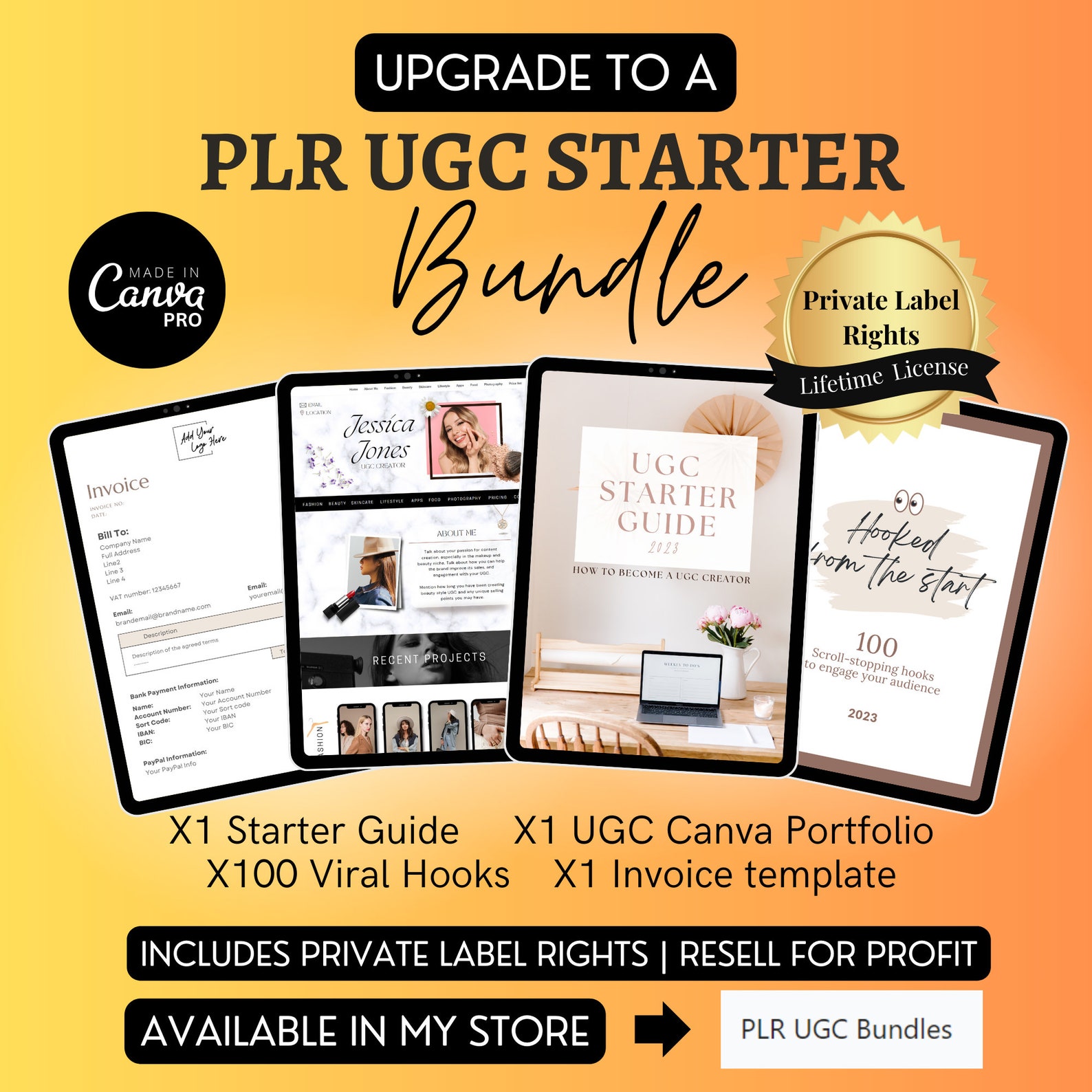 UGC Guide | 65 Page PLR UGC Guide With Resell Rights | Buy the Ugc ...