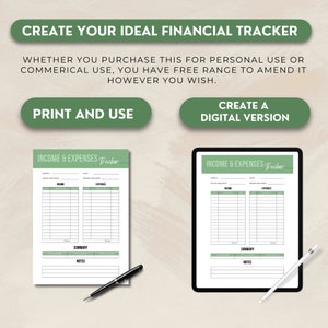 PLR Financial Planner Canva Template | Goodnotes Canva Finance Planner ...
