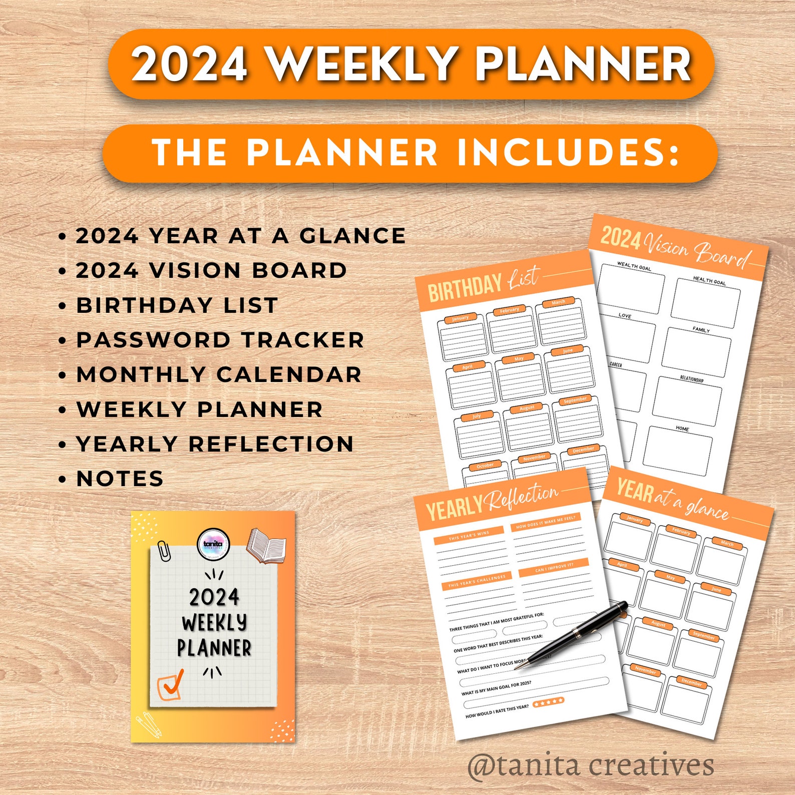 PLR Bundle 2024 | 3 PLR Digital Planners | PLR Goodnotes Planner Bundle ...