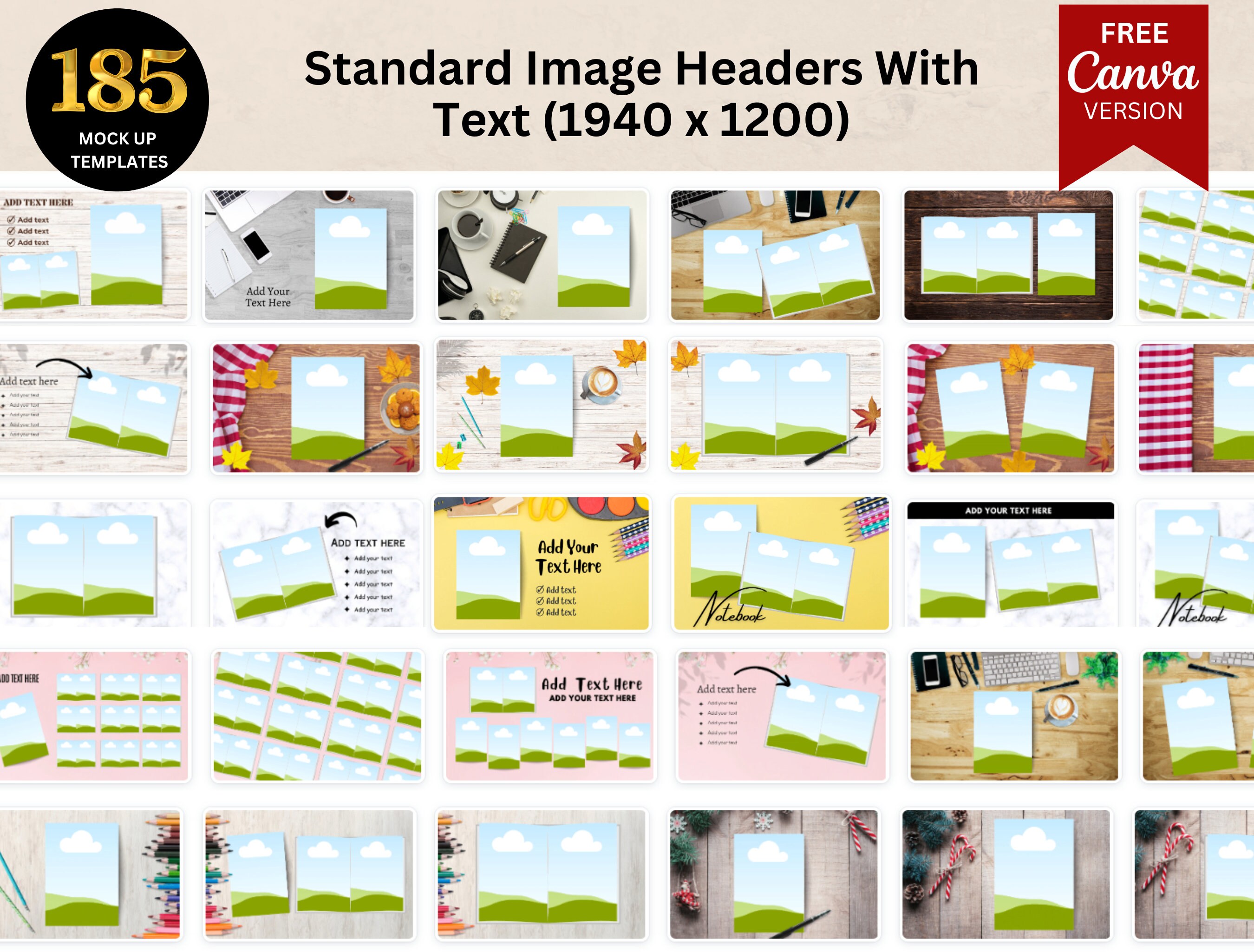 555 KDP A Content Mockup Canva Templates Bundle the Ultimate KDP A Plus ...