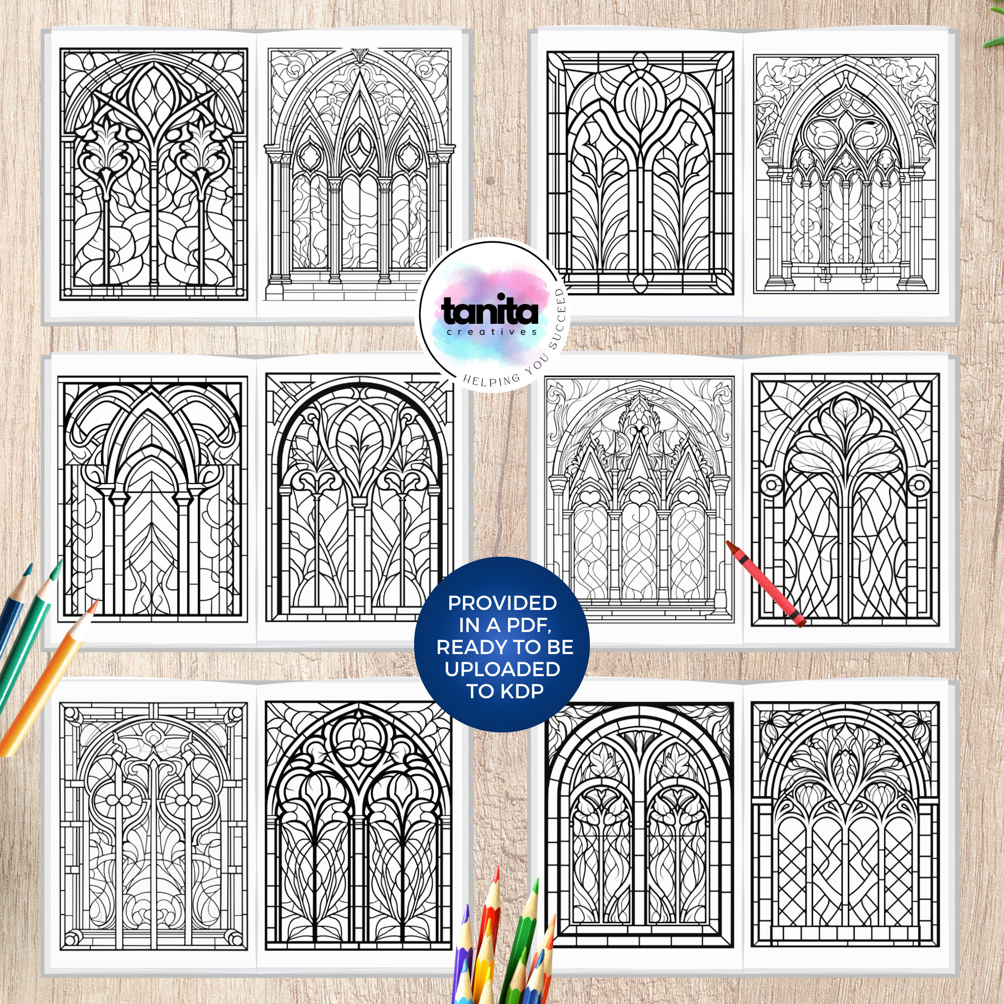 KDP Adult Colouring Book 60 Coloring Pages PDF for Amazon KDP: Kdp ...