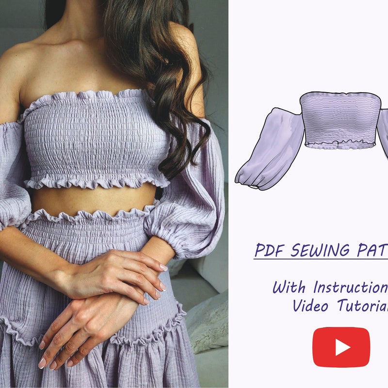 Smock Top Pattern - Etsy