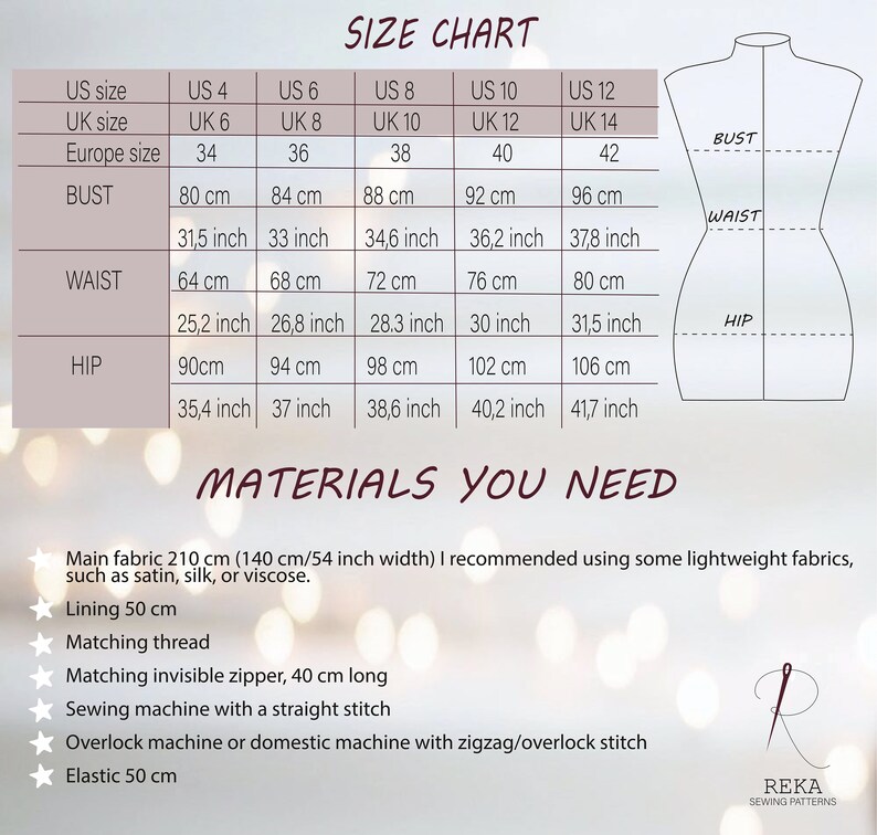 Puff Sleeve Dress PDF Pattern, Easy Sewing Project for Beginners - Etsy