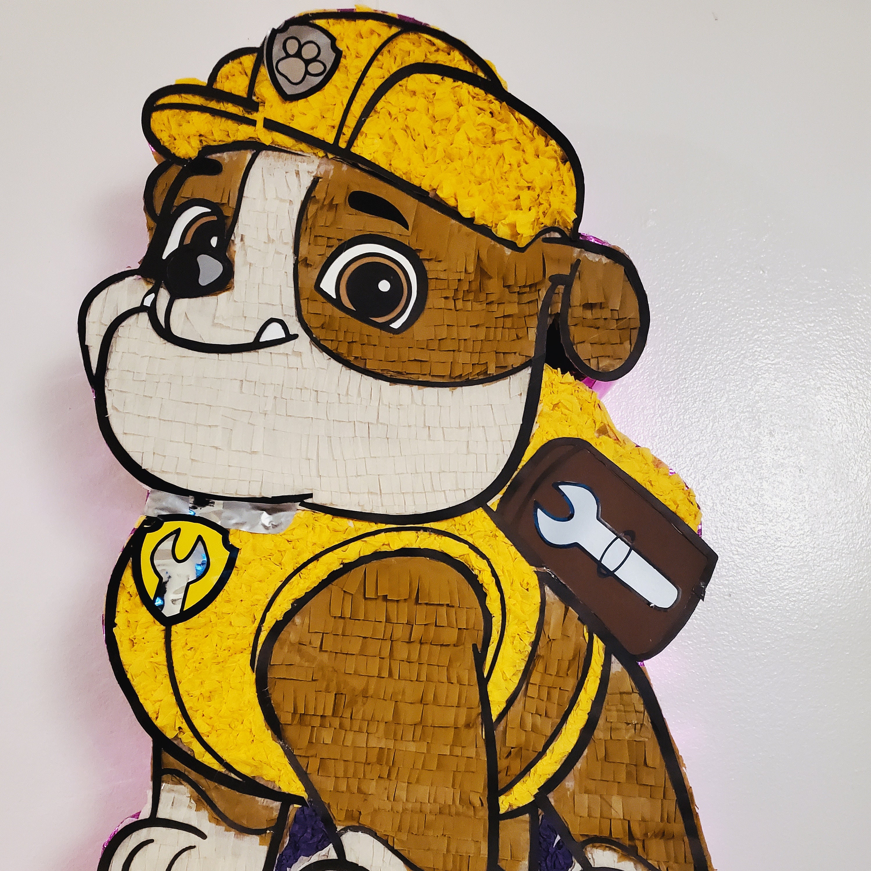 Rubble Pinata Paw Patrol Birthday Party Paw Patrol Birthday - Etsy