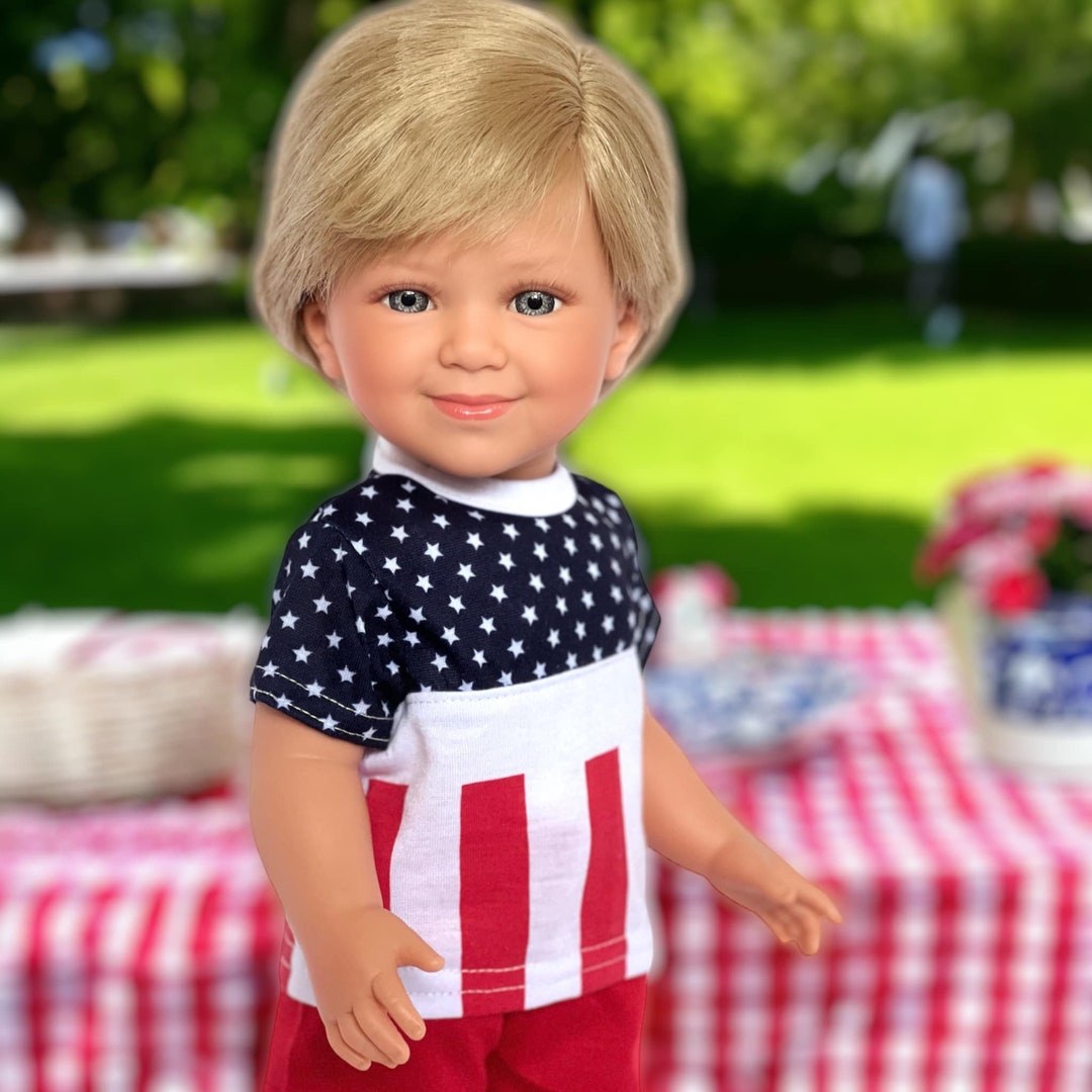 18 Inch Boy Doll Patriotic Outfit- Fits 18 Inch Kennedy and Friends ...