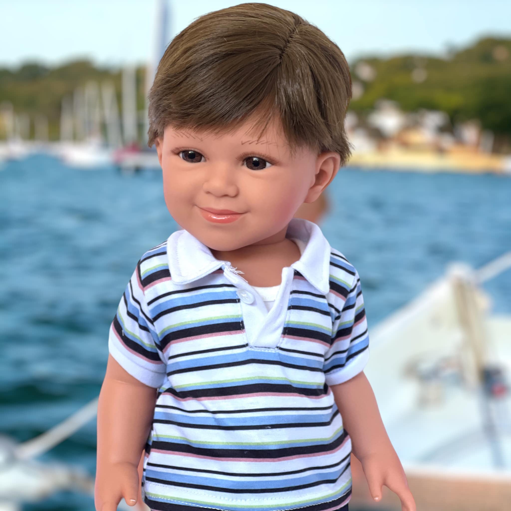 Brandon Smiles- Handmade 18 Inch Fashion Boy Doll - Etsy